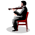 Violins Music Animated Clipart GIF Free