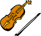 Violins Music Animated Clipart GIF Free