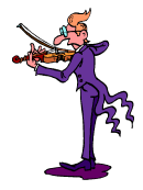 Violins Music Animated Clipart GIF Free