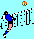 Volleyball Sports Animated Clipart GIF Free