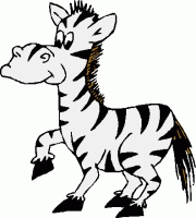 Zebras Animals Animated Clipart GIF Free