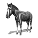 Zebras Animals Animated Clipart GIF Free
