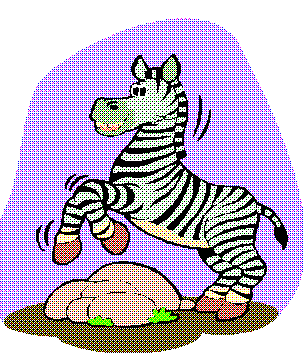 Zebras Animals Animated Clipart GIF Free